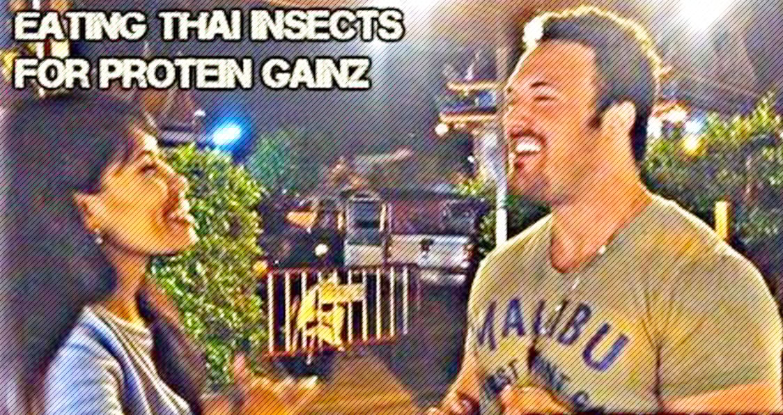 WATCH: Bodybuilder Eats Bugs For Gains In Thailand