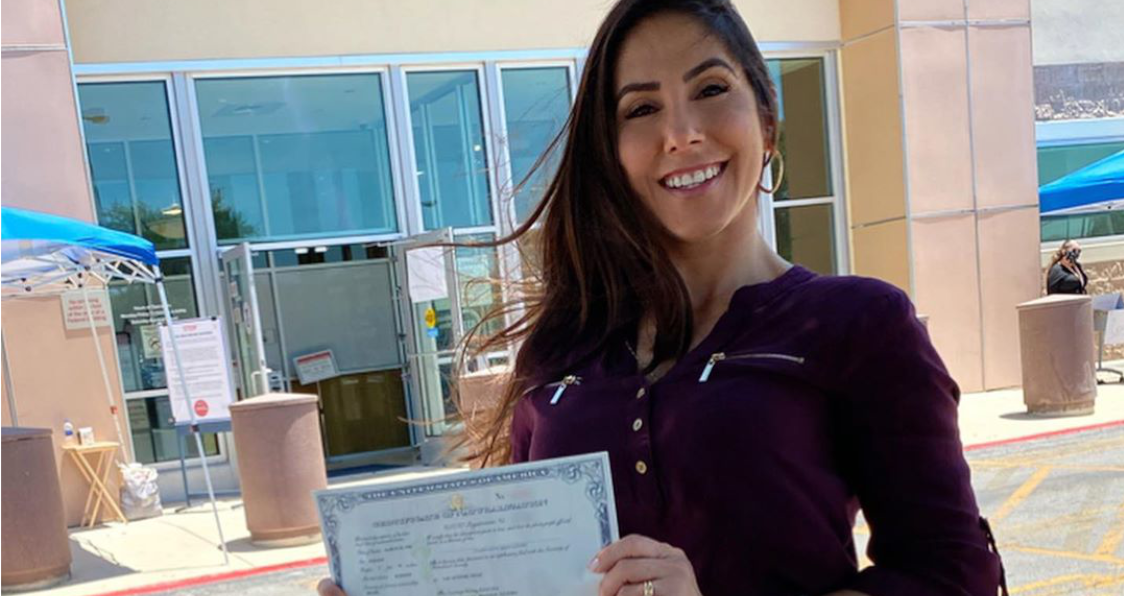 Angelica Teixeira Has Gained Her American Citizenship