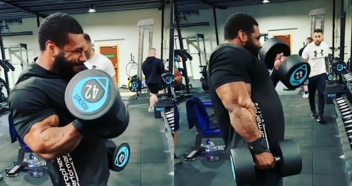 In Prep for the Olympia, Nathan De Asha Trains Biceps With Massive 42 ...