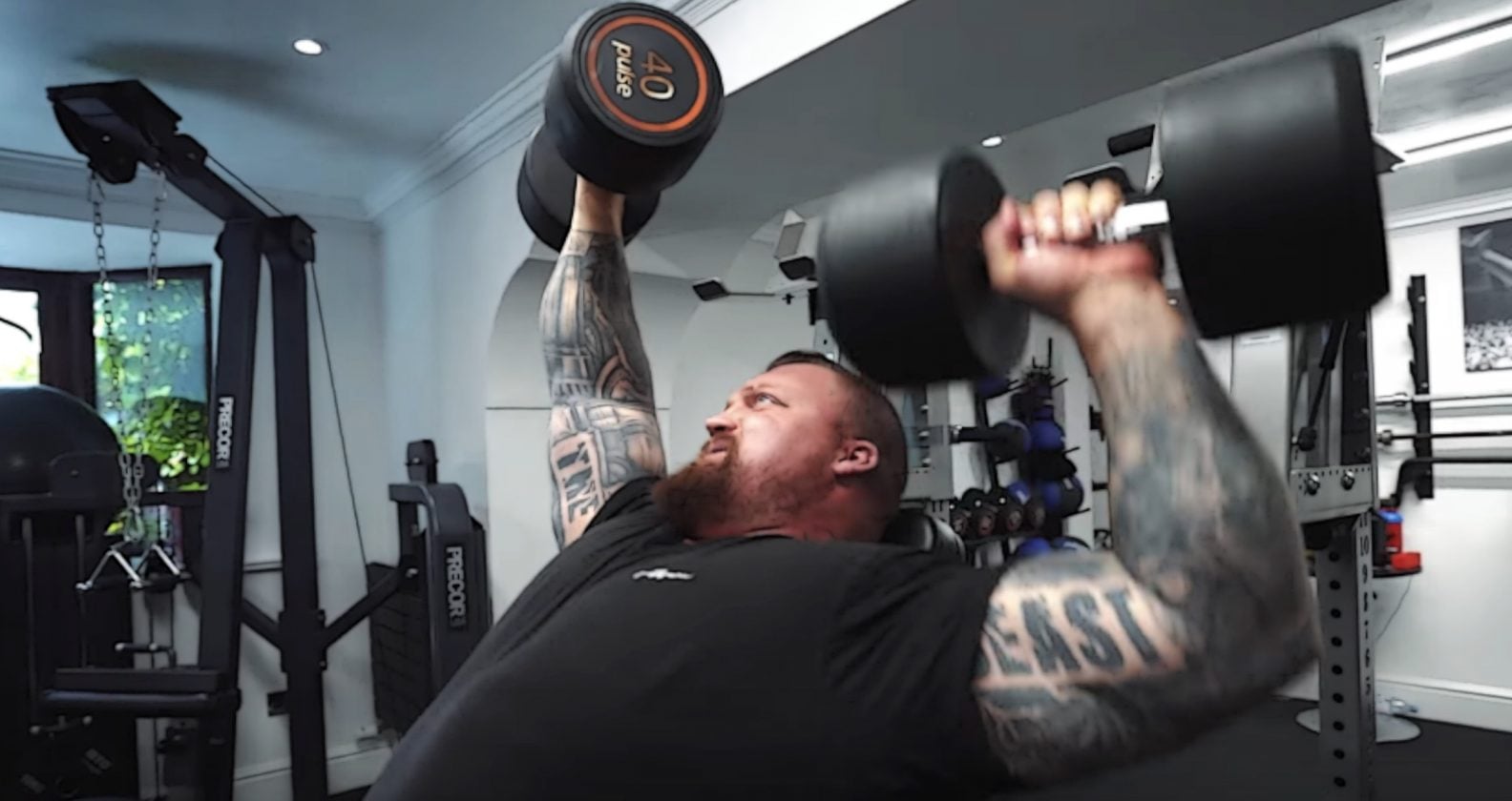 Eddie Hall Shares His 20 Minute Shoulder Workout for Solid Muscle