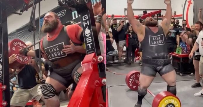Absolute Legend Daniel Bell Sets All-Time Raw with Wraps World Record ...