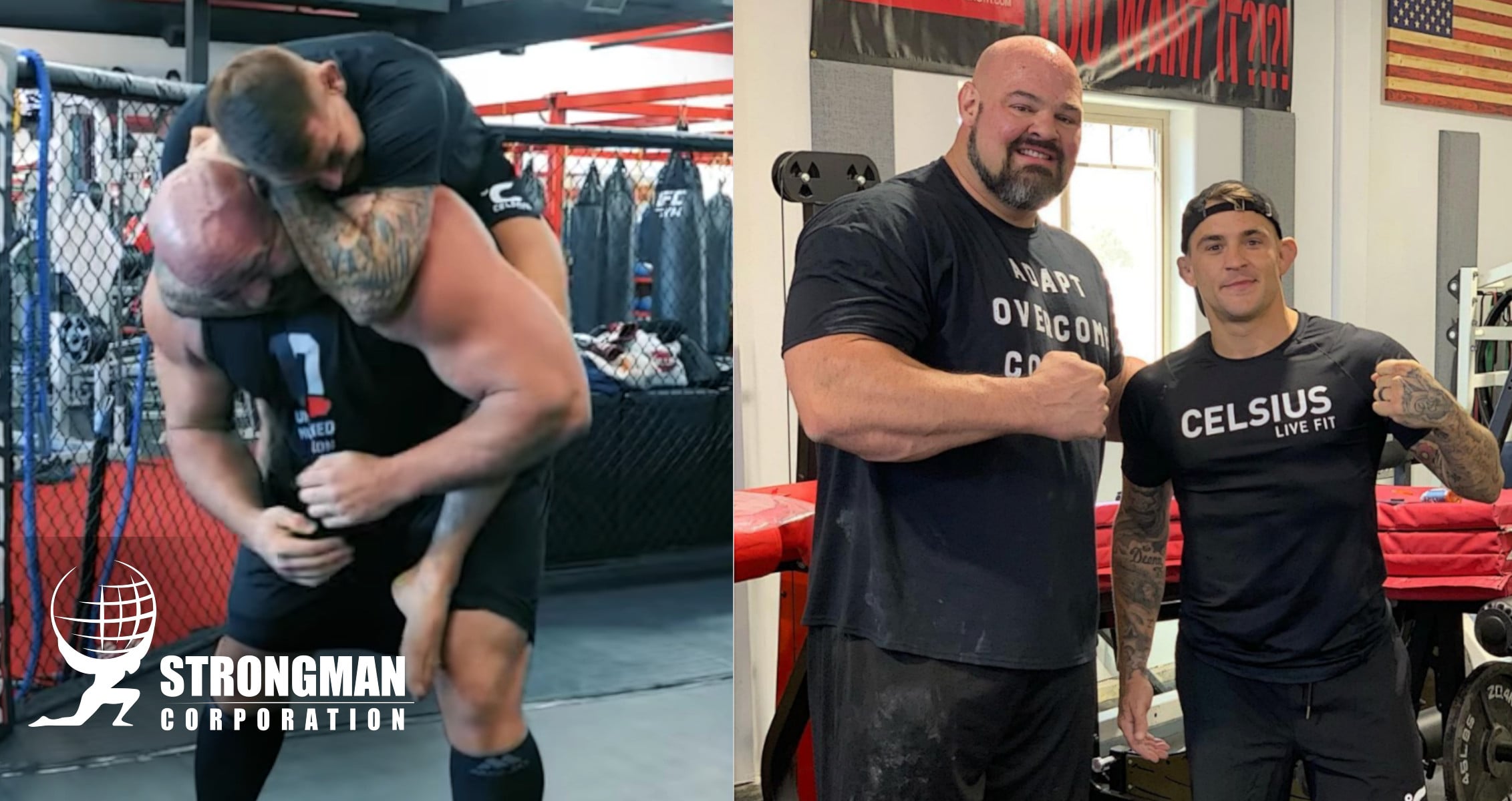 Brian Shaw Gets Choked Out by UFC Star Dustin Poirier During Training