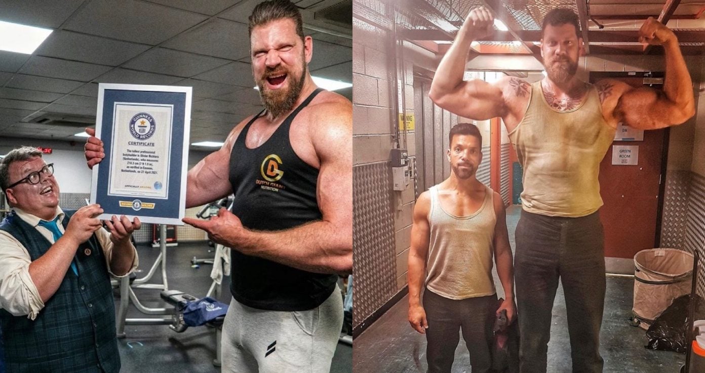 Olivier Richters 'The Dutch Giant' Named The World's Tallest Bodybuilder
