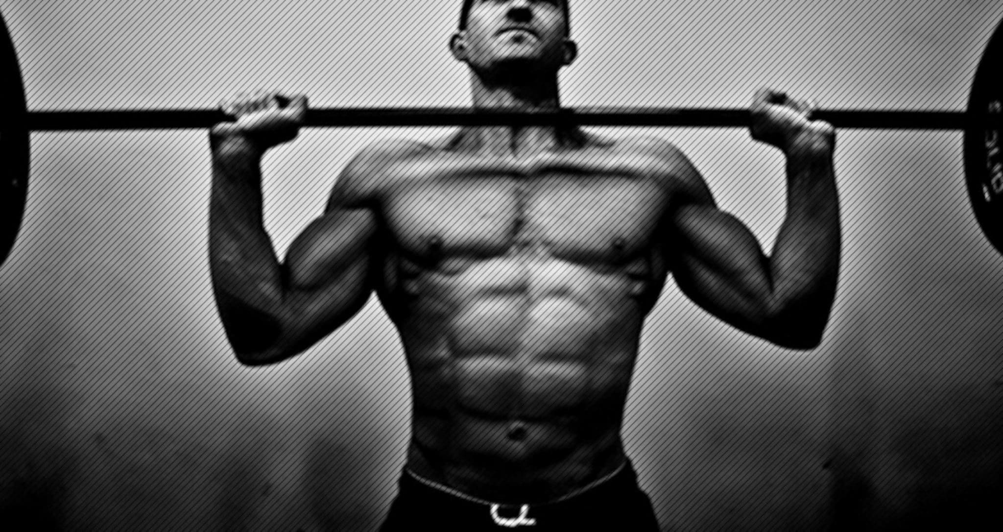 Behind the Neck Press Exercise Guide — How to, Muscles Worked ...