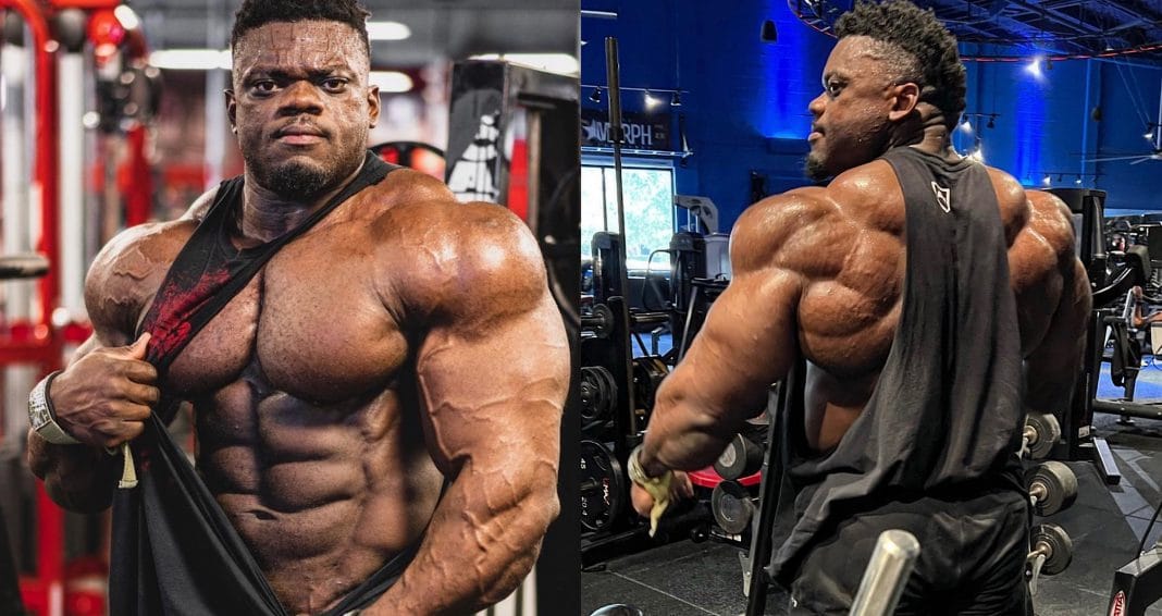 Blessing Awodibu Looks Shredded and Ready to Dominate at the Indy Pro