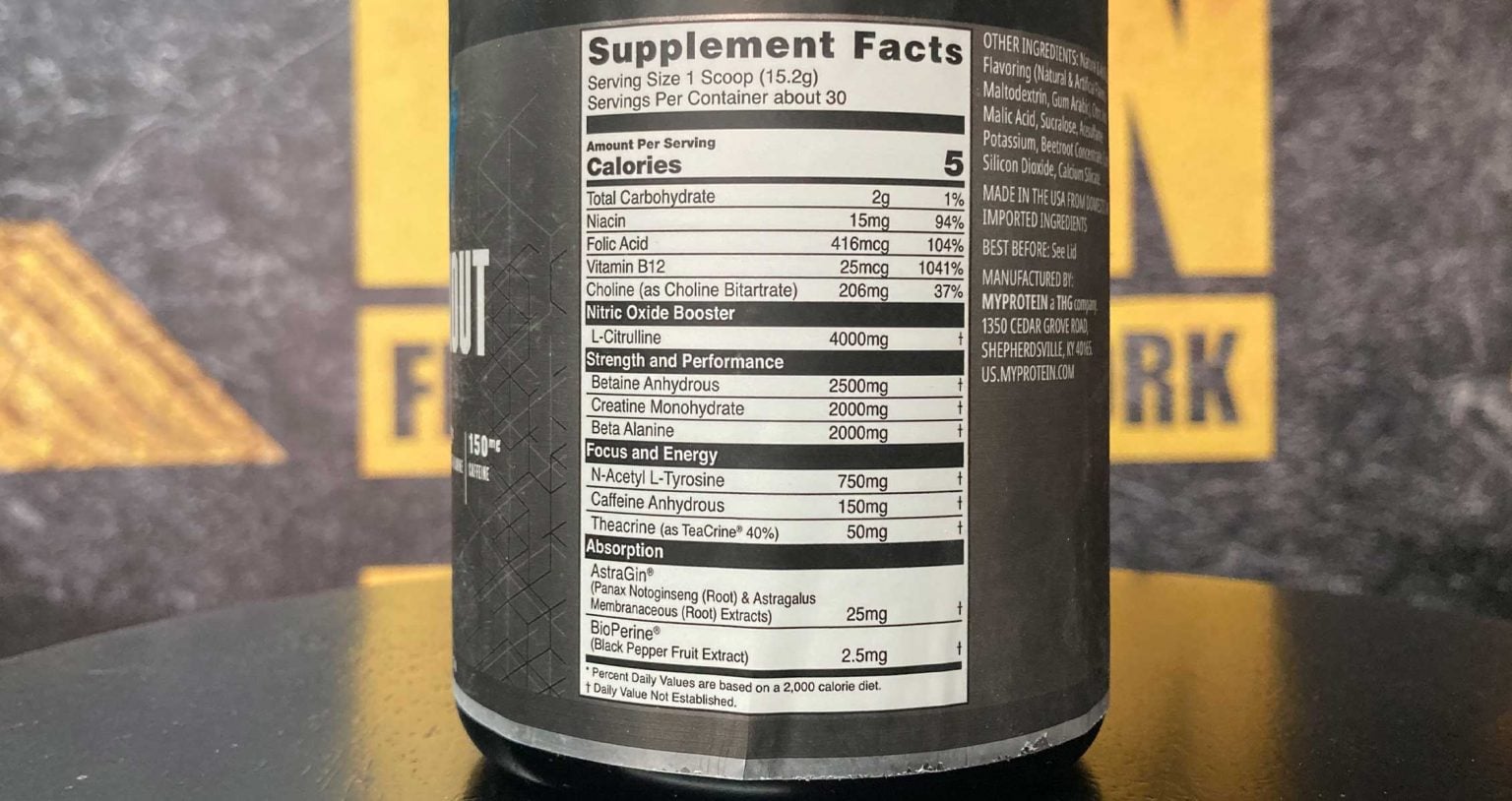 MyProtein The Pre-Workout Review | Generation Iron