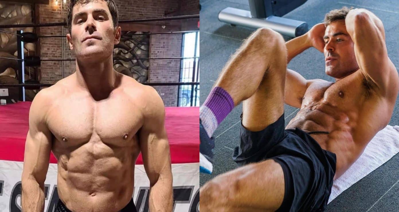 Zac Efron Shares Shredded Physique Update Ahead Of Role In Zac Efron Shares Shredded Physique Update Ahead Of Role In