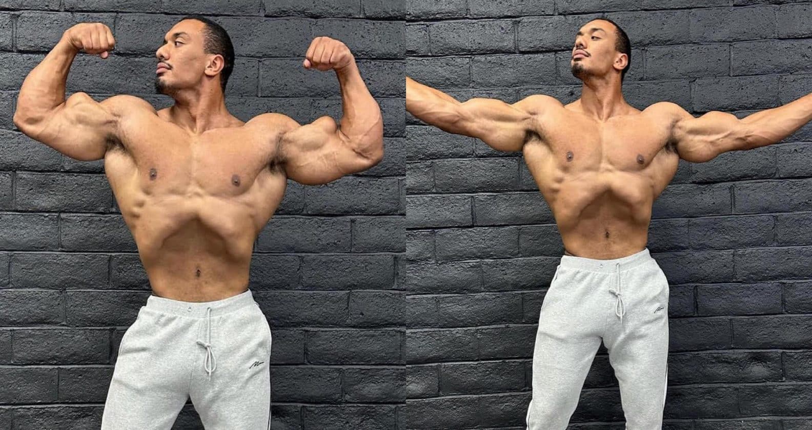 Larry Wheels Shows Off Insane Biceps During Classic Physique Posing Session