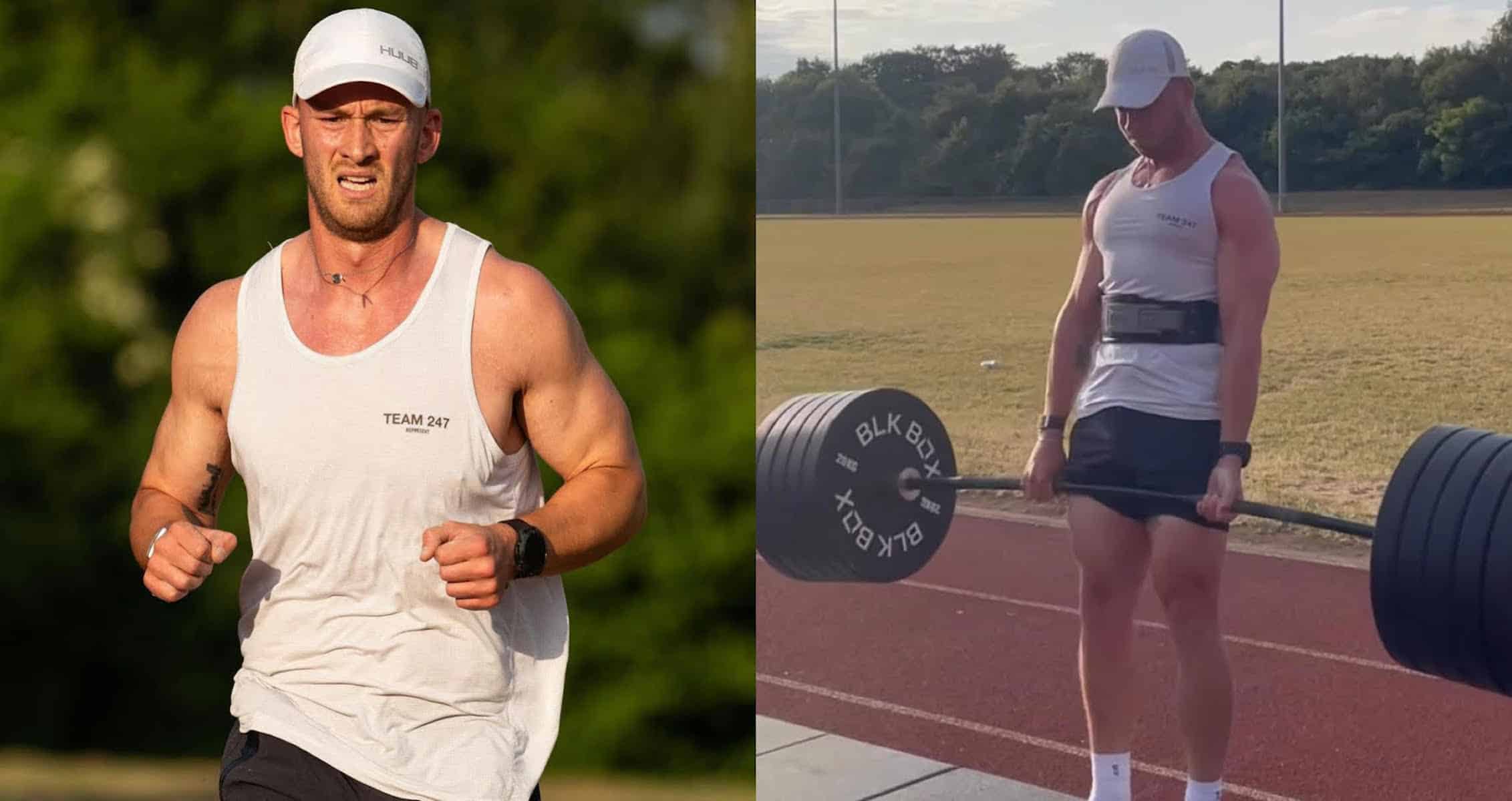 Hybrid Athlete Fergus Crawley Completes 5km Run & 500-Pound Deadlift In ...