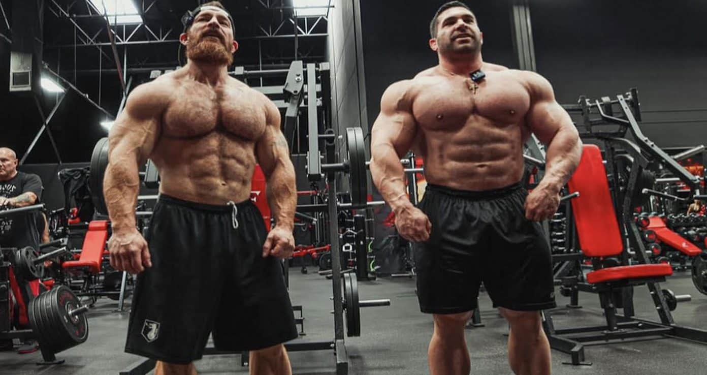 Derek Lunsford Continues Olympia Prep By Hitting Chest With Flex Lewis