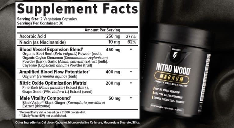 Inno Supps Nitro Wood Magnum Helps Blood Circulation and Bodybuilding ...