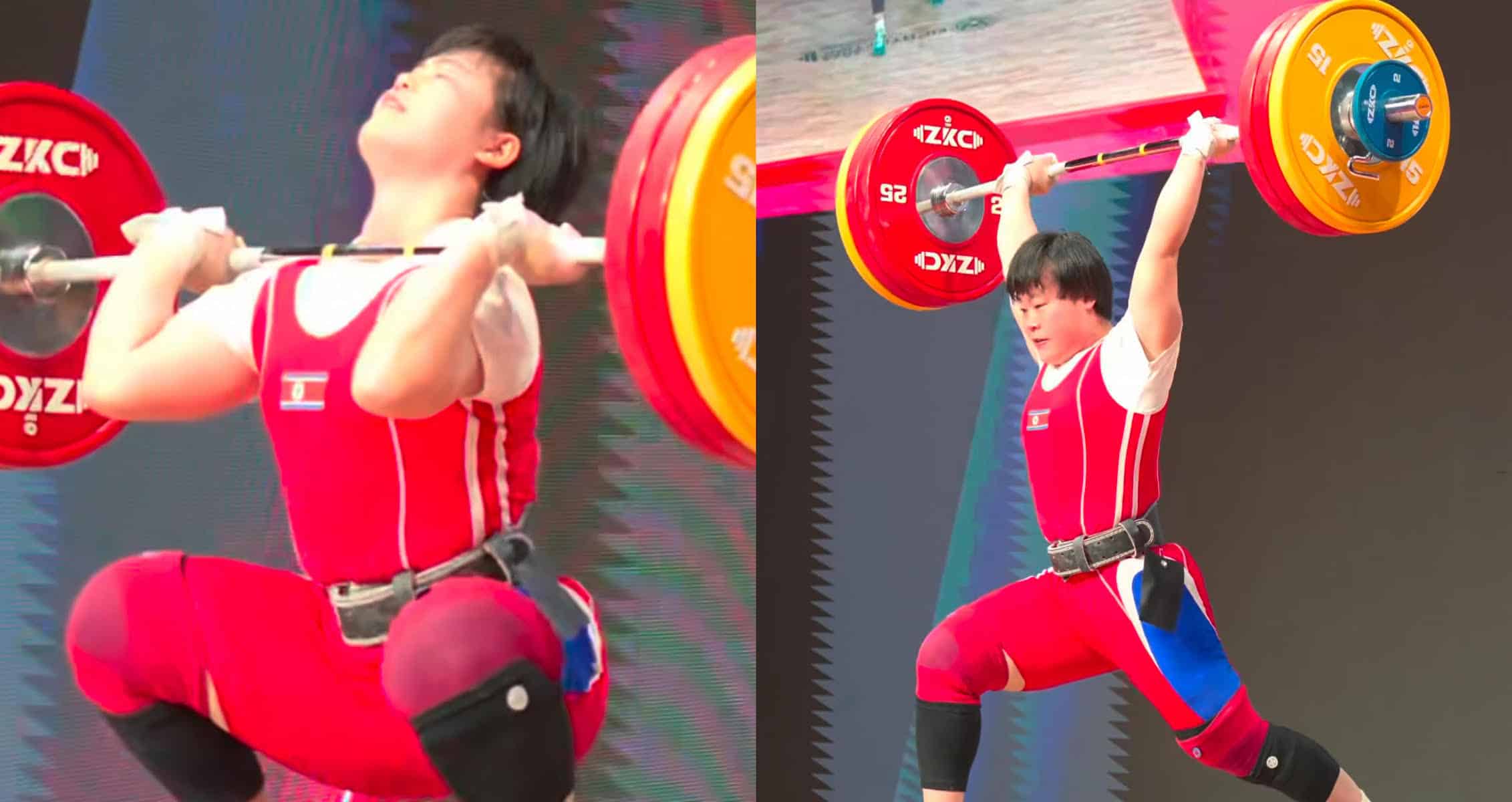Song Kuk Hyang Sets Clean & Jerk World Record With 154kg Lift At Asian ...