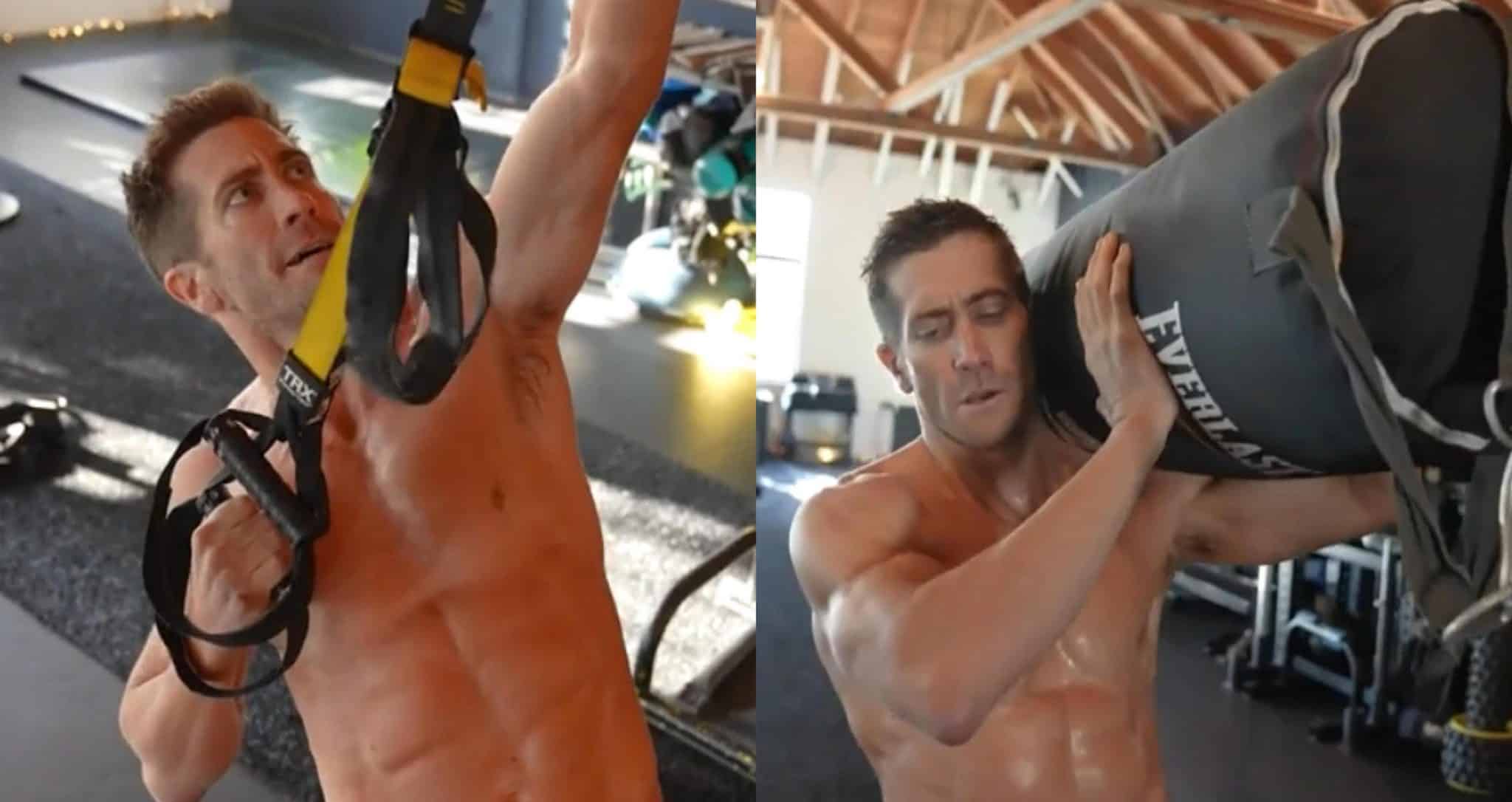 Jake Gyllenhaal Shows Off Shredded Physique During 'Road House' Workout