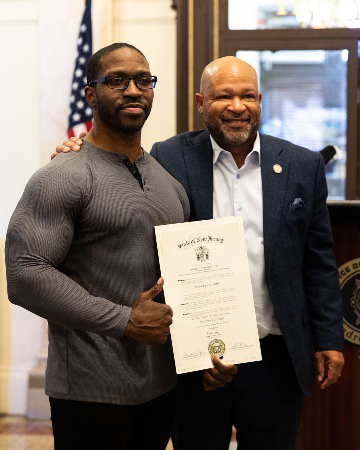 Rodney Addison Receives Key To City In New Jersey Following 2024 Mr ...