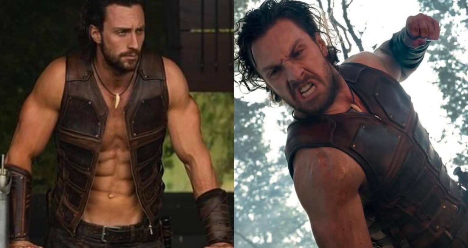 Aaron Taylor-Johnson Upper Body Workout Routine For 'Kraven The Hunter'