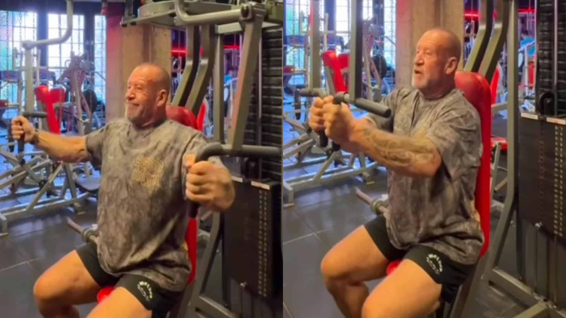 Bodybuilding Legend Dorian Yates Lifting Heavy, Maxes Out Pec Deck ...