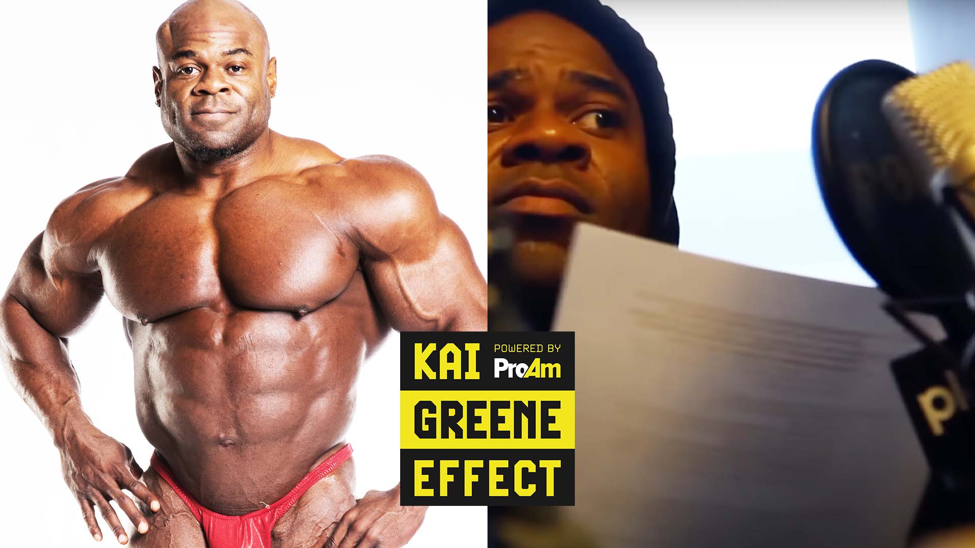 Kai Greene Bodybuilder Kai Greene Blick Hinter Den Vorhang