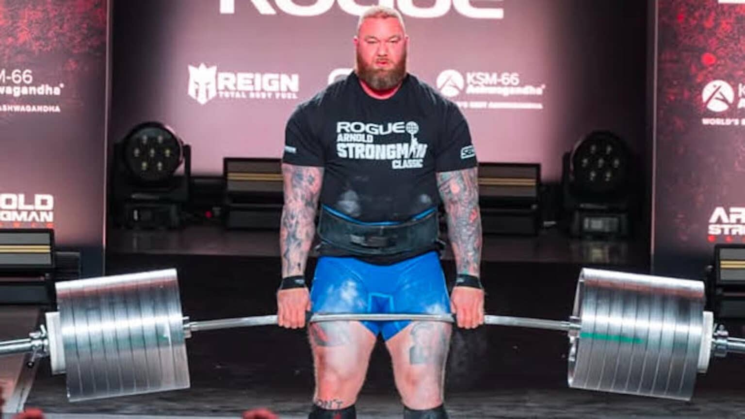 Hafthor Bjornsson Feels Strong at 200kg Ahead of World Record Deadlift Attempt