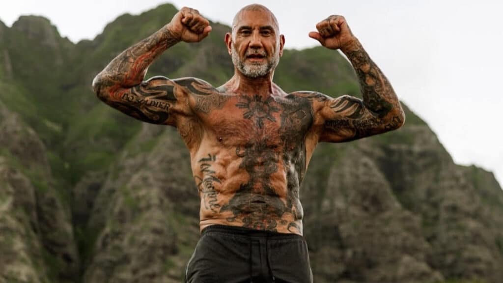 Dave Bautista Shows Off Ripped Physique at 56 Years Old