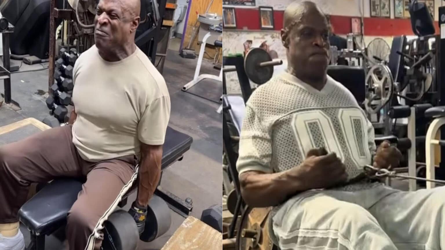 Ronnie Coleman Returns to the Gym After Battling Sepsis