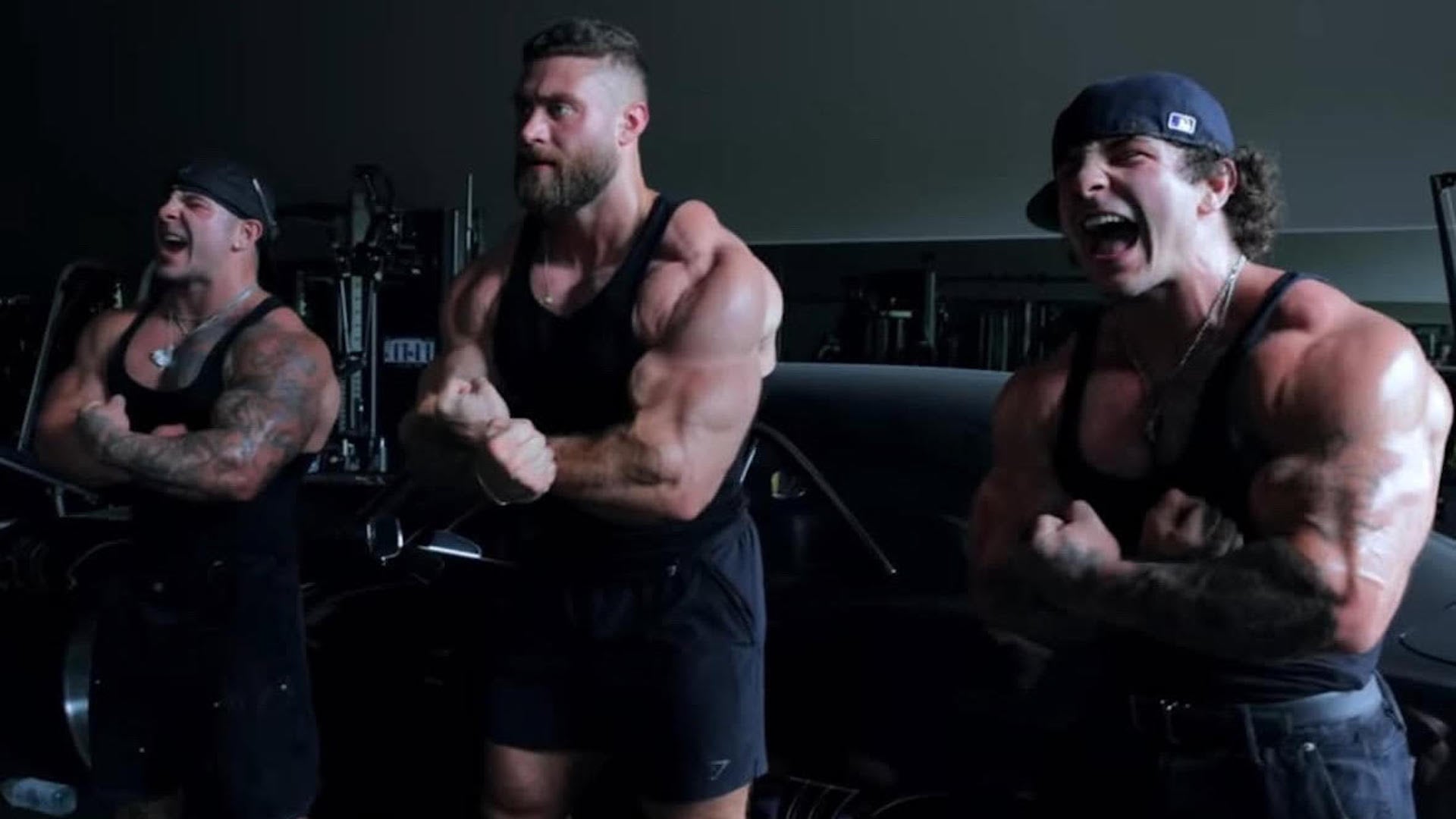 Chris Bumstead Hits Back & Biceps with the Tren Twins